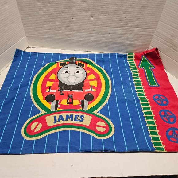 Bedding | Thomas Friends James Train Pillow Case Cover Tracks 2 Sided ...